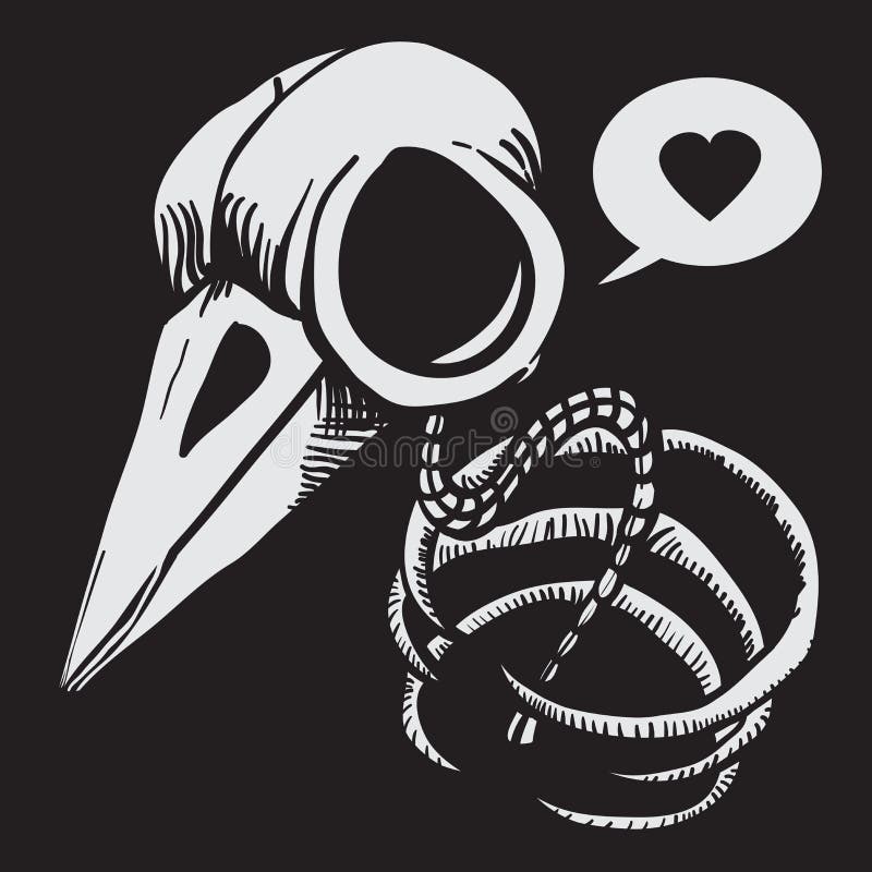 Bird bones stock illustration. Illustration of drawn - 48093263