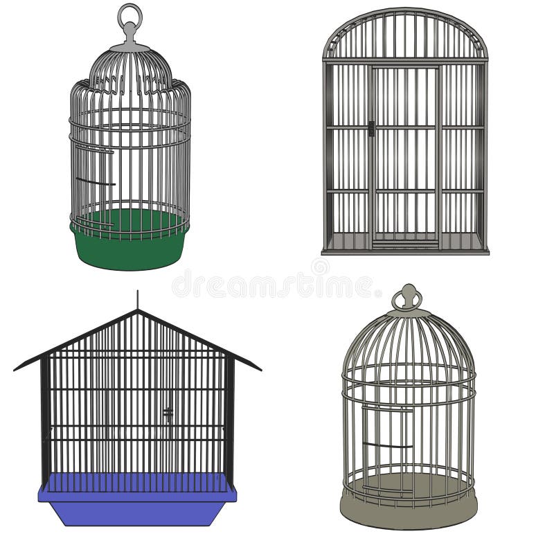 Image of bird cage stock illustration. Illustration of bird - 35730814