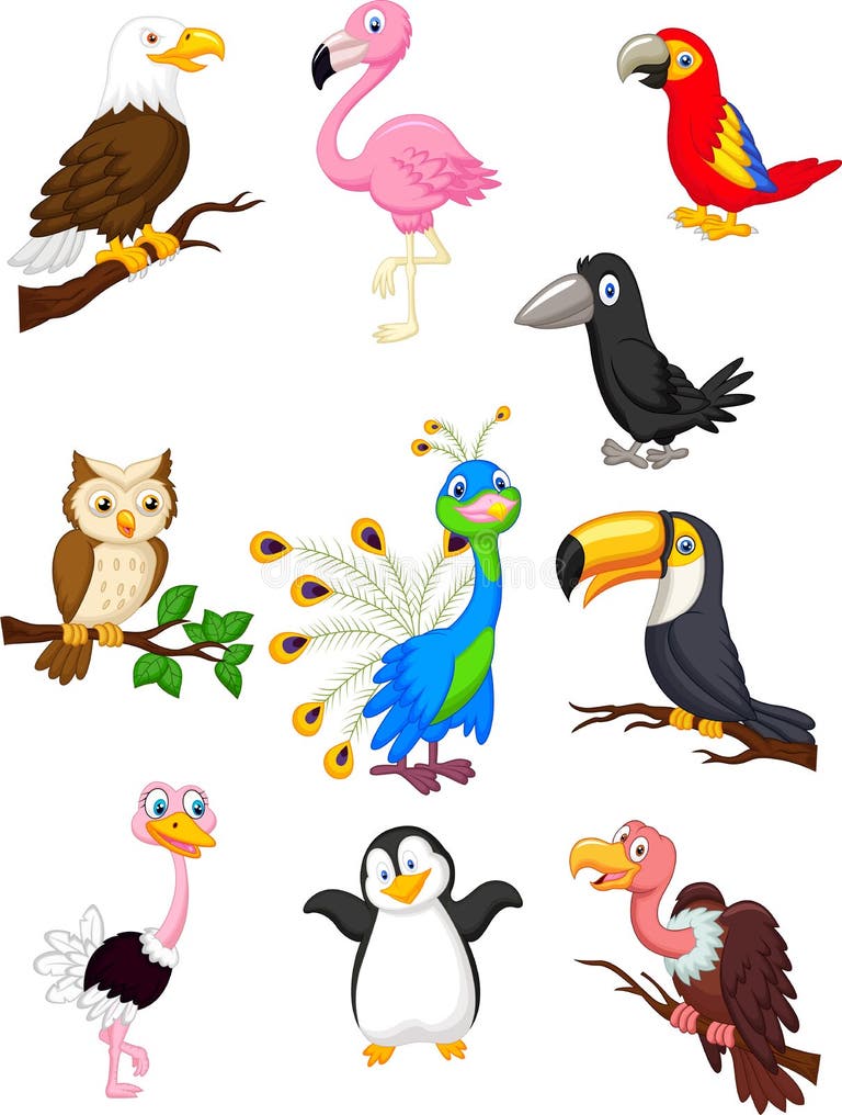 Bird Cartoon Stock Illustrations – 612,625 Bird Cartoon Stock ...