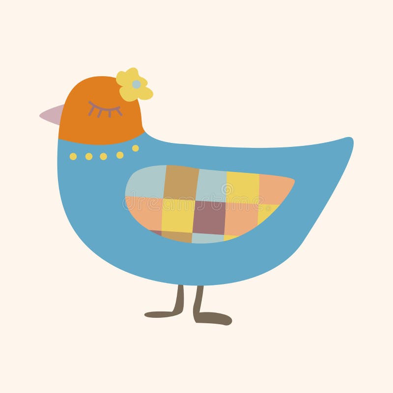 Bird Cartoon Theme Elements Vector,eps Stock Vector - Illustration of ...