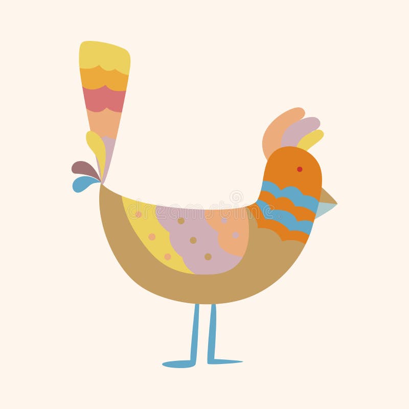 Bird Cartoon Theme Elements Vector,eps Stock Vector - Illustration of ...