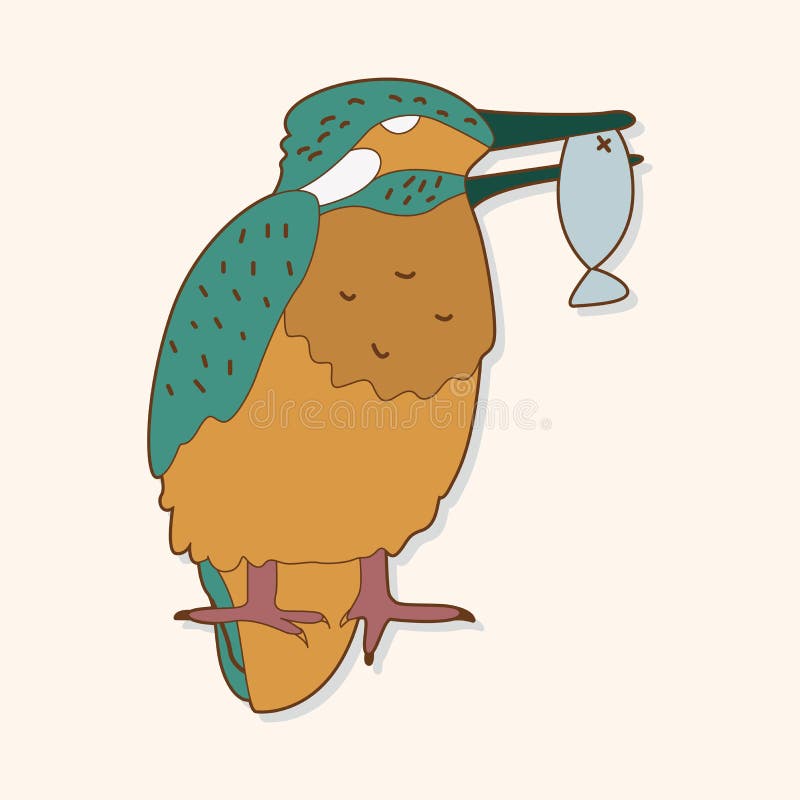 Bird Cartoon Theme Elements Vector,eps Stock Vector - Illustration of ...