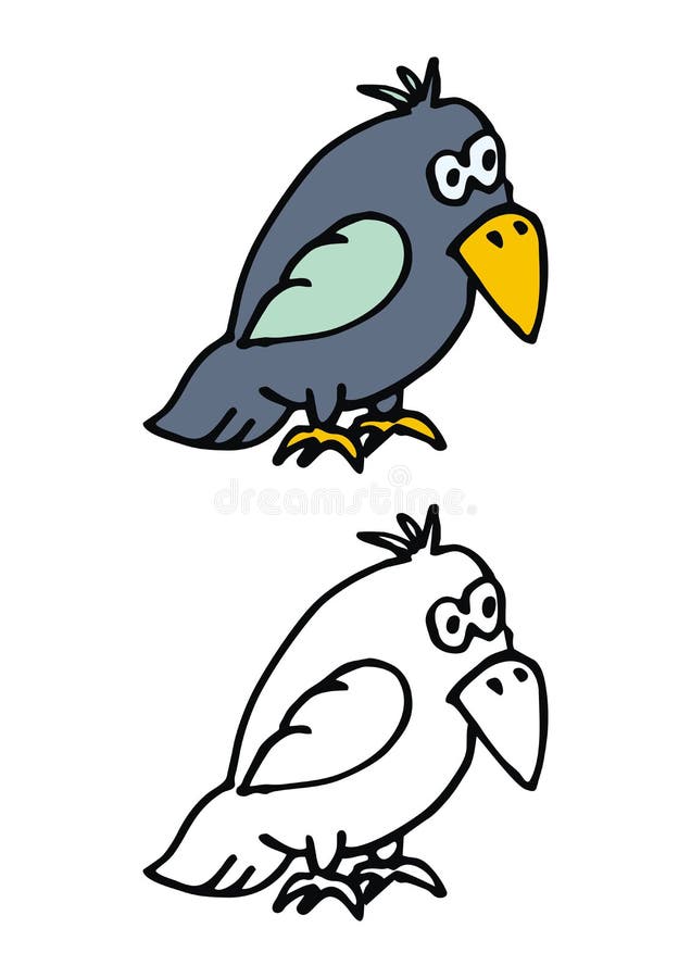 Cartoon Jackdaw Stock Illustrations – 118 Cartoon Jackdaw Stock ...