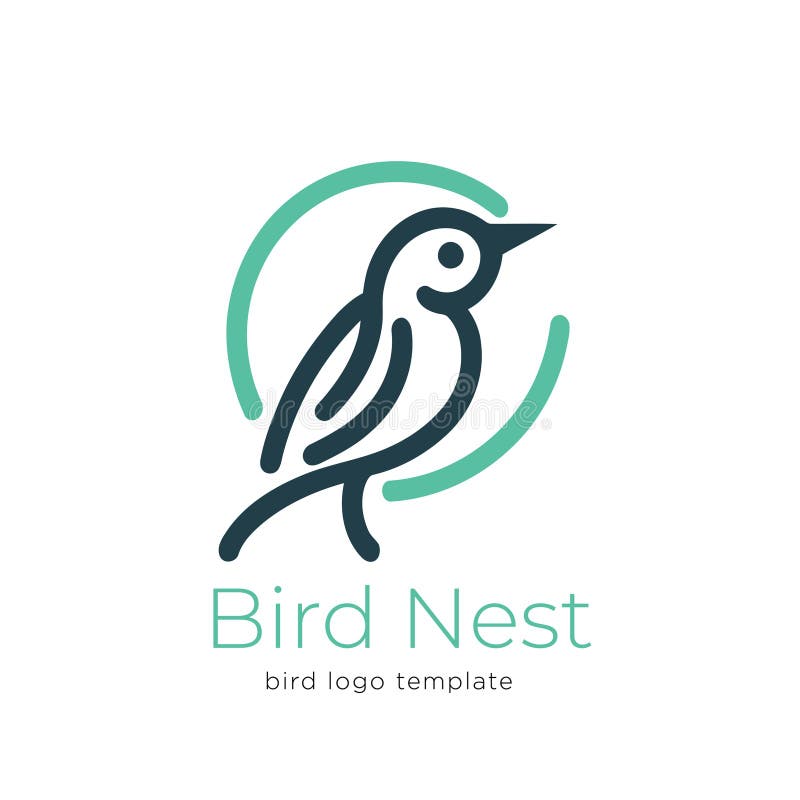 Bird Company Logo Design Template. Bird Logo Icon Stock Vector ...