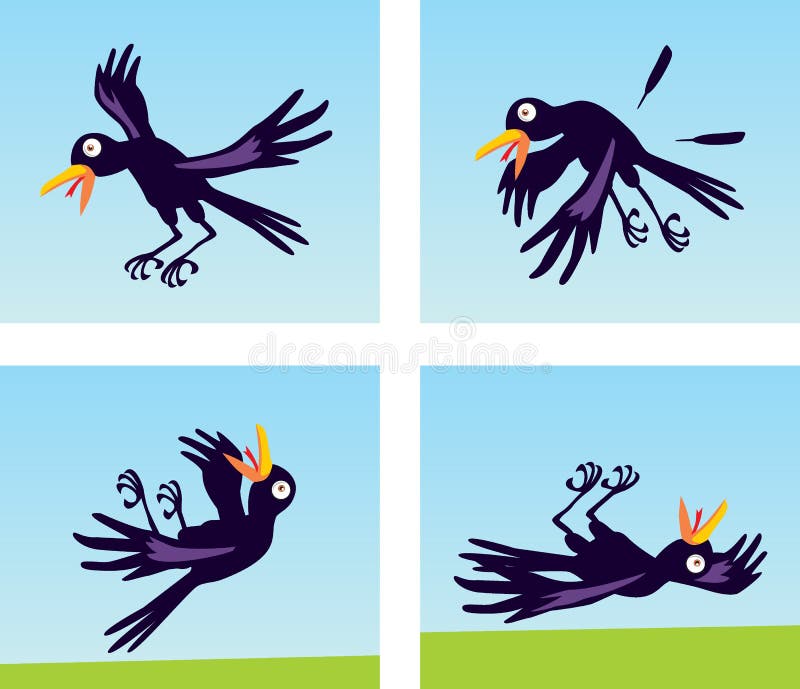 Bird stock vector. Illustration of game, white, animated - 57961474