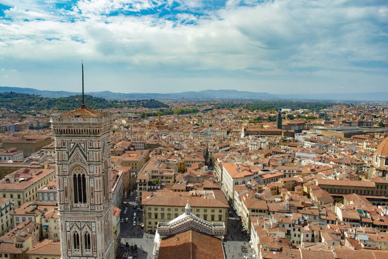 Bird S Eye View of Florence, Italy Editorial Photo - Image of italian ...