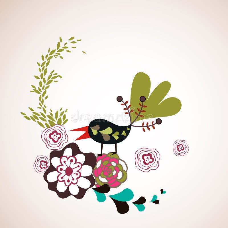 Bird design stock illustration. Illustration of love, warming - 9013521