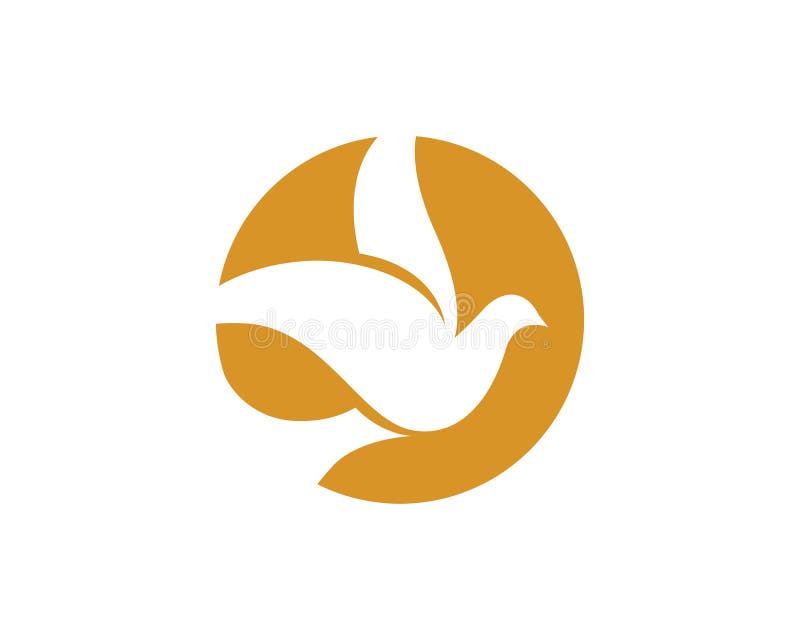 Bird Dove Logo Template stock vector. Illustration of fancy - 102378903