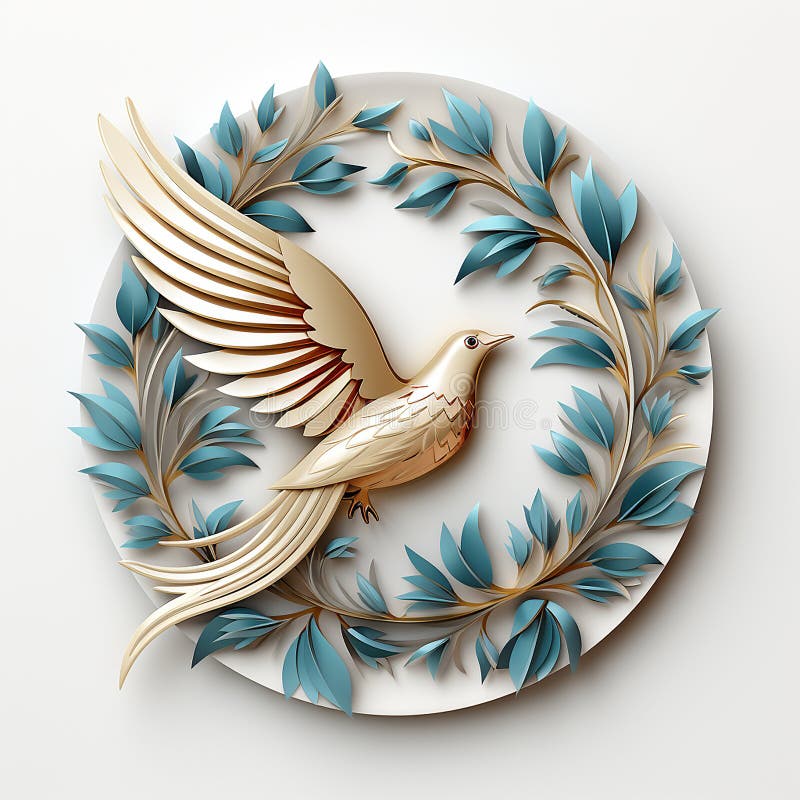 Bird Emblem Logo Ilusstration Stock Illustration - Illustration of ...