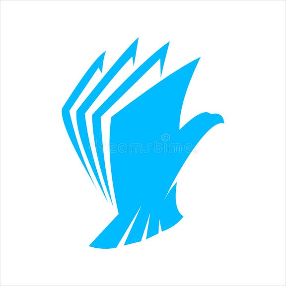 Bird End Book Vector Graphic Modern Abstract Stock Vector ...