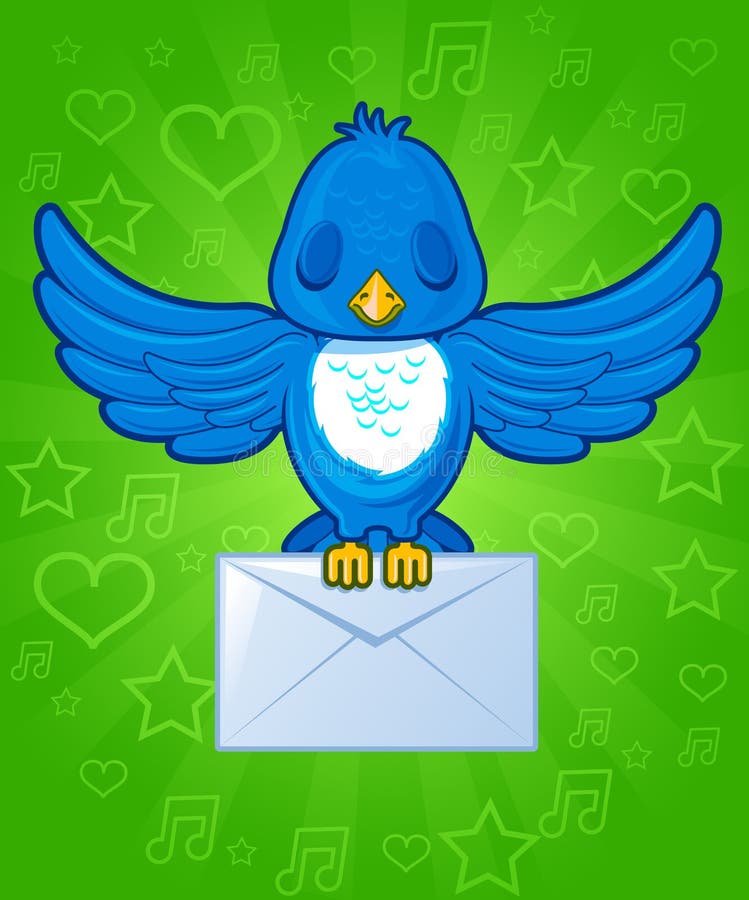 Envelope 3D E-mail Icon and Five Messages Notification Stock ...
