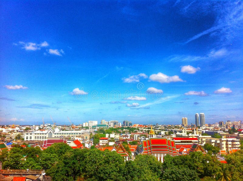 Bird eye view in city editorial stock photo. Image of open - 43460153