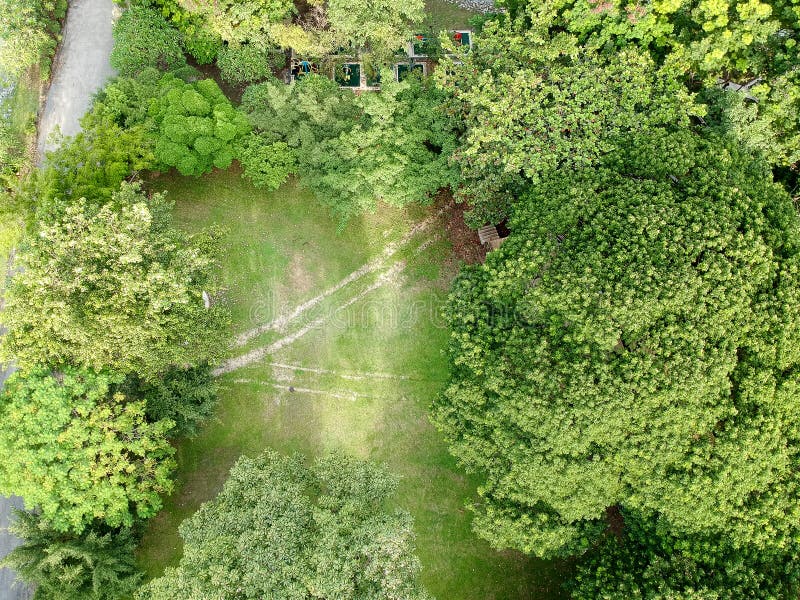 Bird Eye View Park at Thailand Stock Image - Image of natural, grass ...