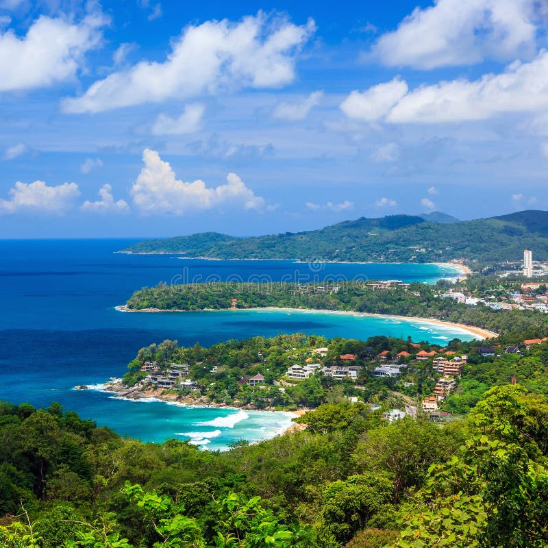 Bird Eye View Of Phuket, Thailand Stock Image - Image of patong ...