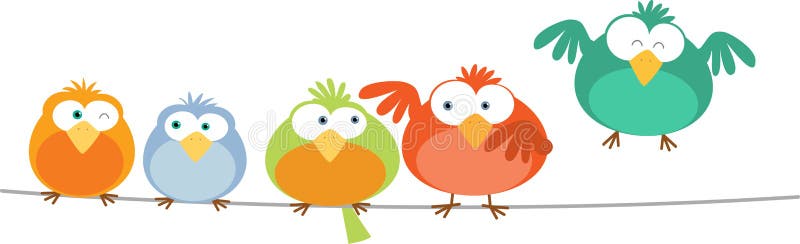 Bird Family on Wire stock vector. Illustration of wire - 5306176 Bird Family on Wire stock vector. Illustration of wire - 5306176