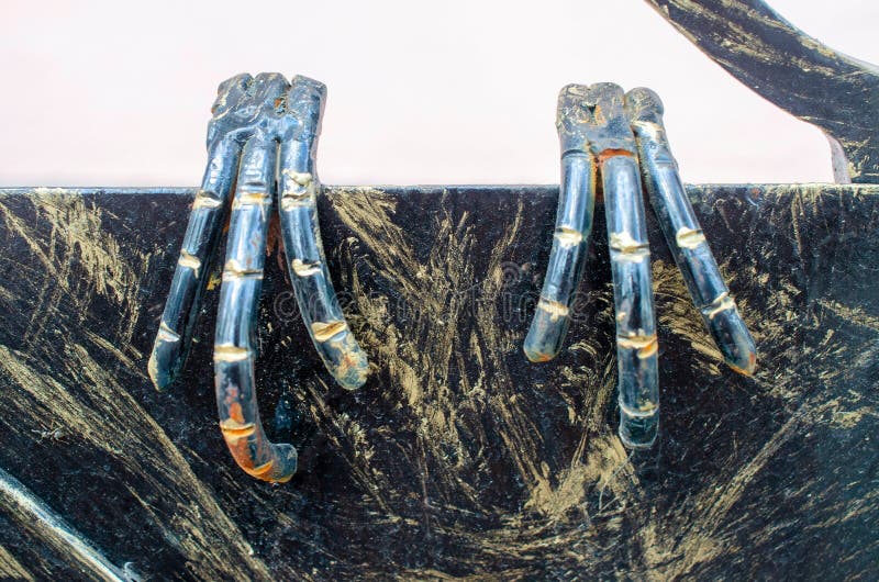 Bird Feet As an Element of the Design of the Mailbox. Stock Image ...