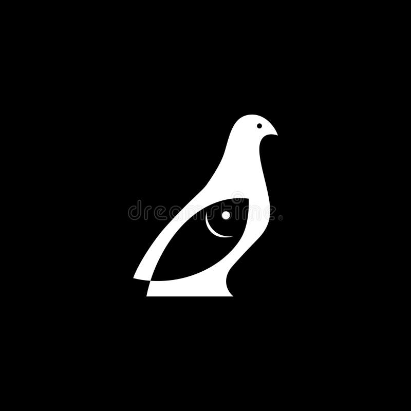 Bird with Fish Wildlife Concept Modern Logo Design Vector Stock Vector ...
