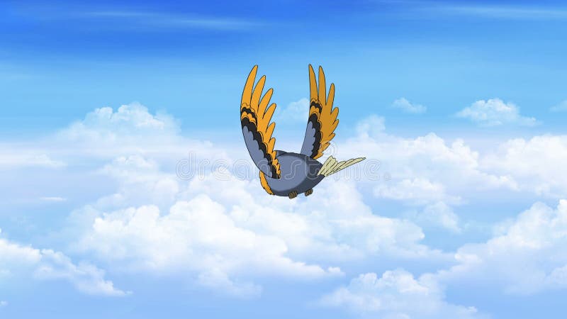 Bird in Flight. Back View stock footage. Video of view - 92824564