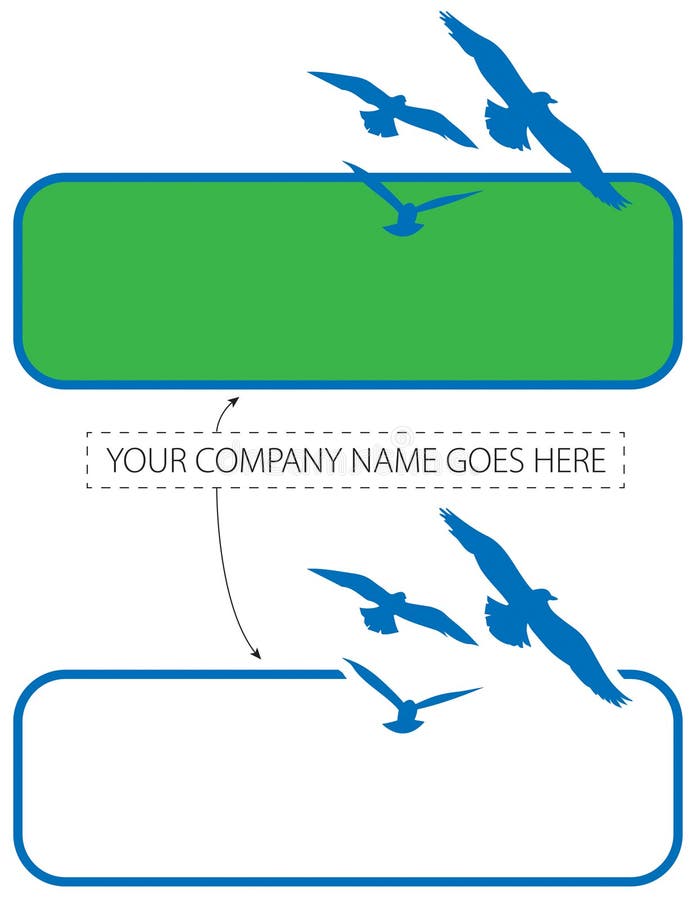 Bird Flight Logo stock vector. Illustration of line, enclose - 27582292