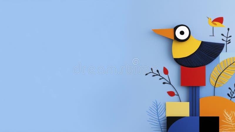 Bird Geometric Abstract Application Background Stock Illustration ...