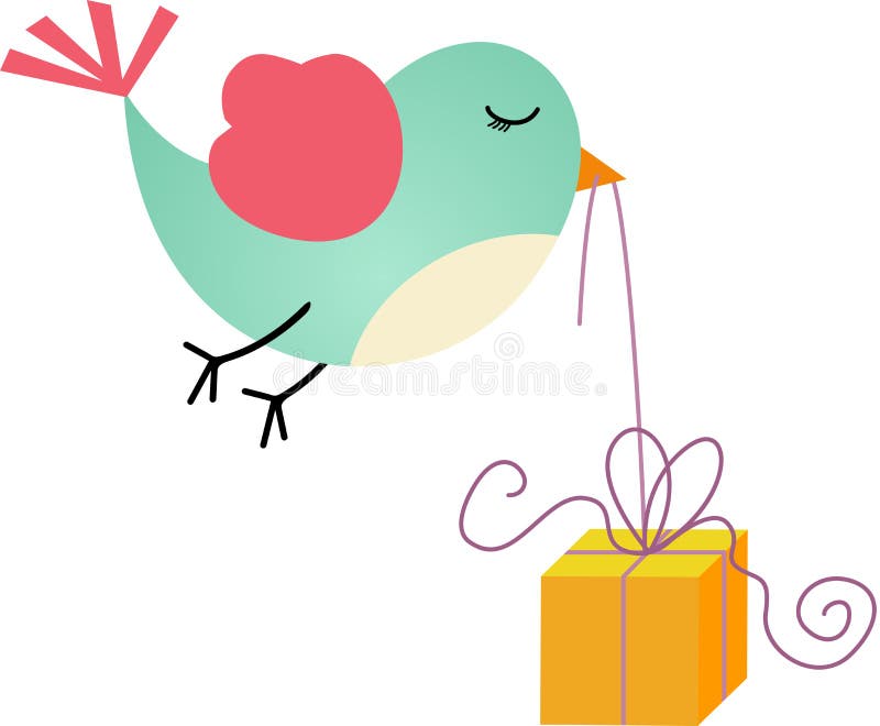 Bird Flying Gift Stock Illustrations – 2,987 Bird Flying Gift Stock ...