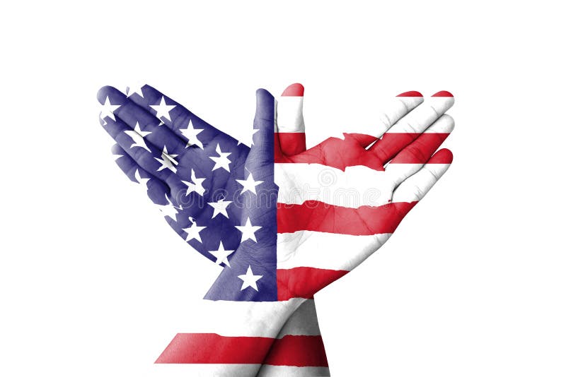 Bird Hand Signal USA stock image. Image of isolated, background - 56089225