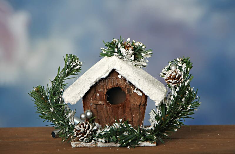 Bird House stock photo. Image of snow, birdhouse, life - 12908984