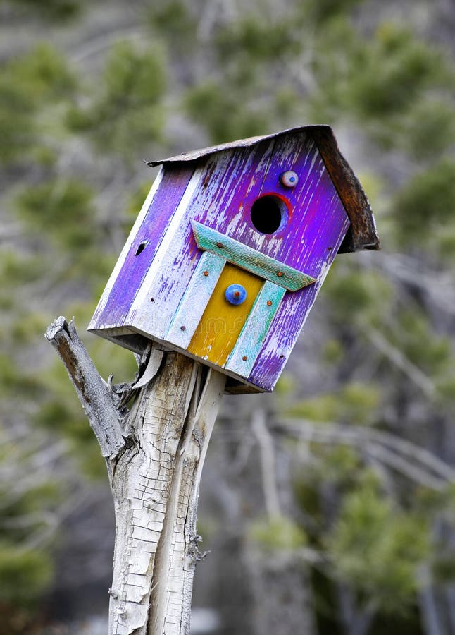 Bird house stock image. Image of crafts, season, live - 5225979