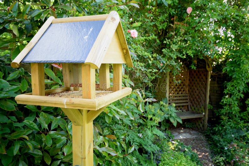 Bird house stock photo. Image of home, feeding, birds - 56146036