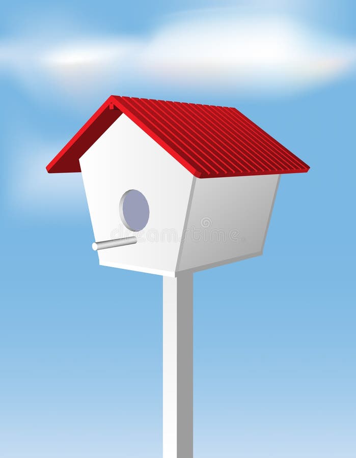 Bird House stock vector. Illustration of protect, birdhouse - 31569267