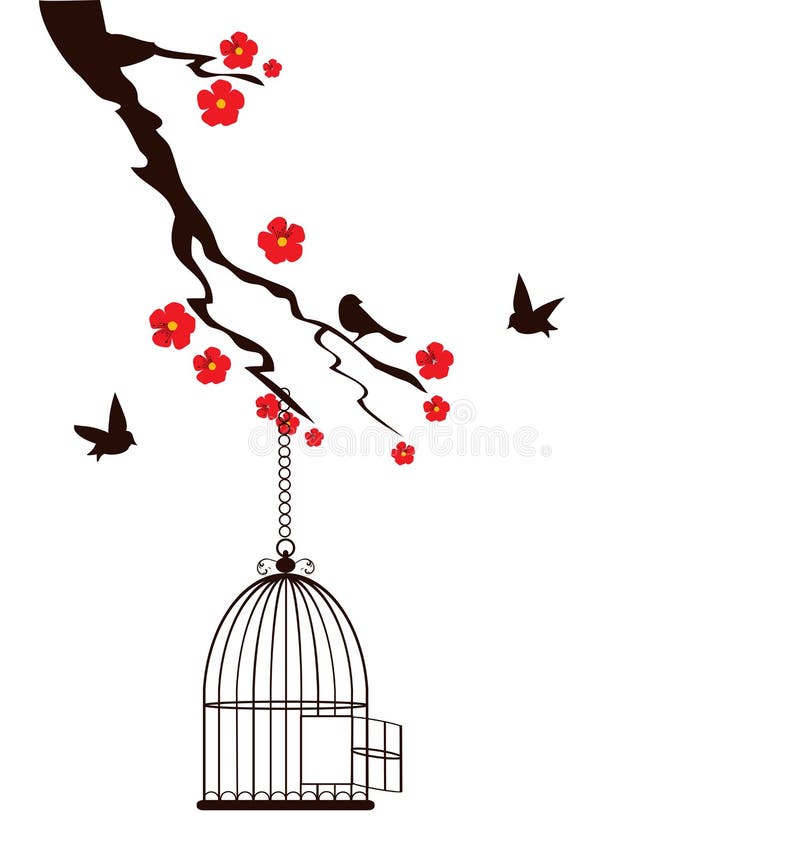Bird Cage Vector stock vector. Illustration of concept - 66685702