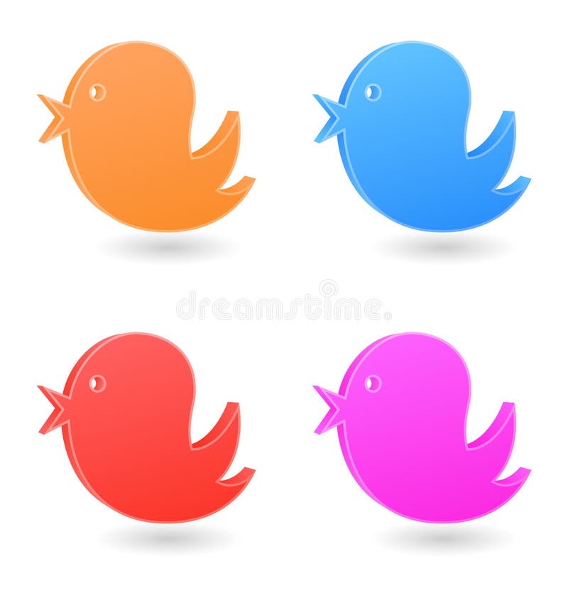 Bird icon 3d editorial stock photo. Illustration of business - 200537388