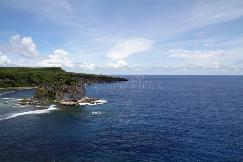 Blue Saipan sea stock photo. Image of birds, east, island - 9889712