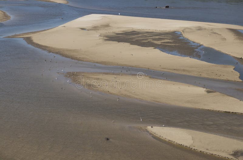 Bird Islands on the Vistula Stock Image - Image of water, vistula ...