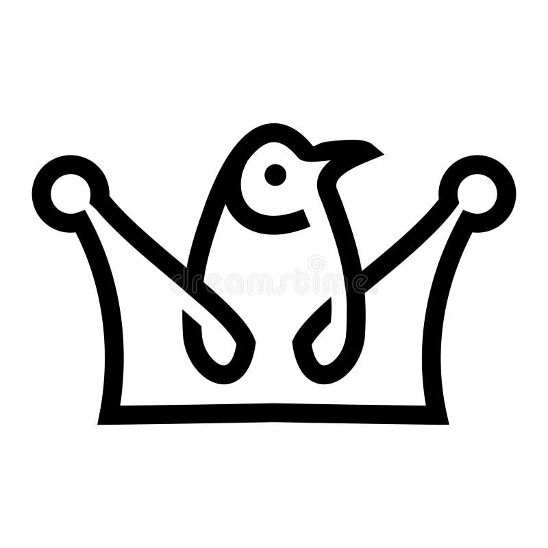 Bird king logo stock vector. Illustration of fauna, bird - 278575069
