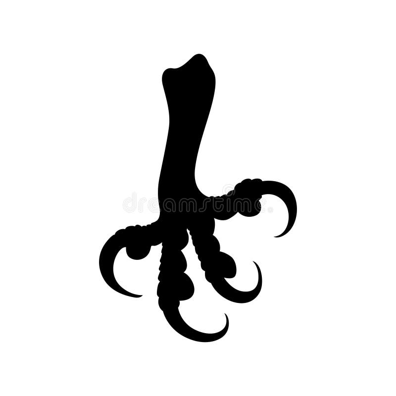 Bird leg paw stock vector. Illustration of foot, icon - 144050297