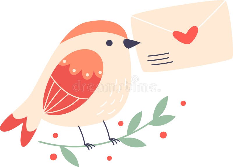Bird with Letter stock vector. Illustration of abstract - 306227941