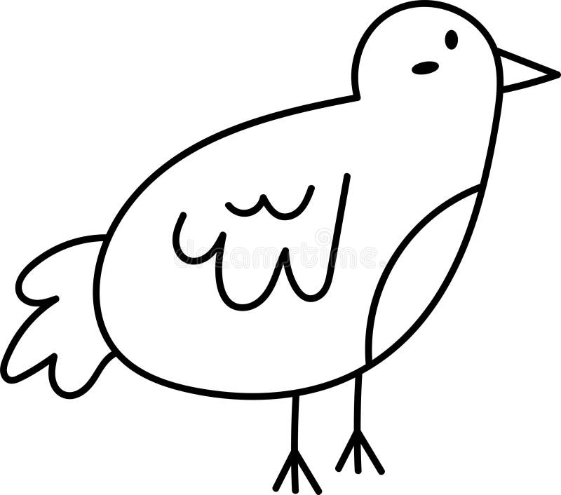 Bird Lined Doodle stock vector. Illustration of sketch - 304478228 Bird Lined Doodle stock vector. Illustration of sketch - 304478228
