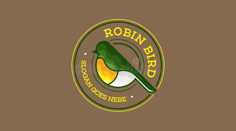 Robin Bird Logo Stock Illustrations – 1,121 Robin Bird Logo Stock ...