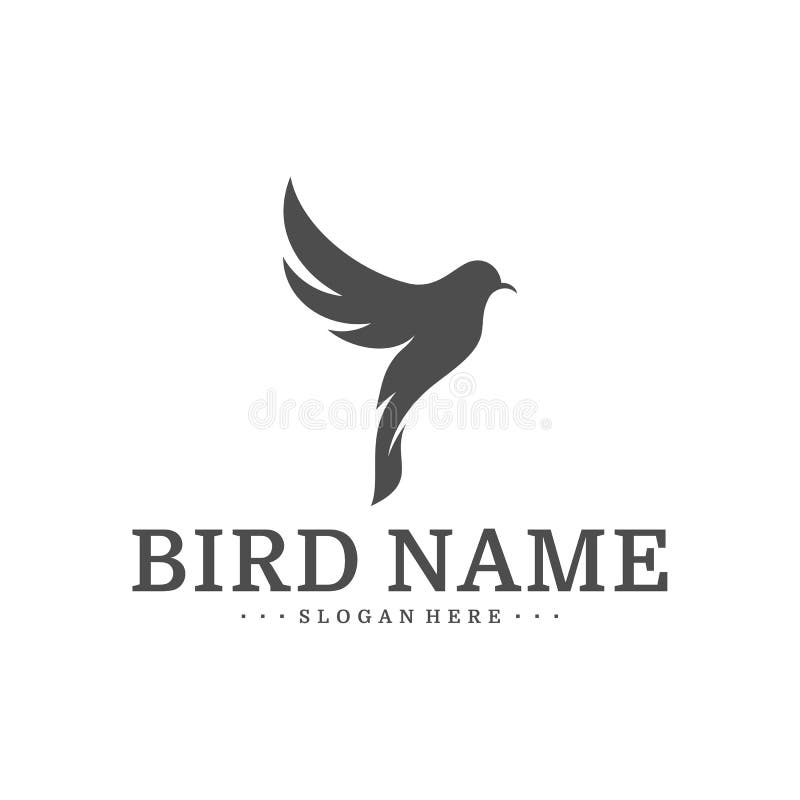 Bird Logo Design Vector Template. Bird Icon Vector Concept Stock ...