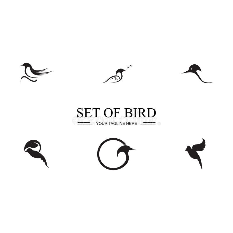 Bird Logo Images Illustration Design Stock Vector - Illustration of ...