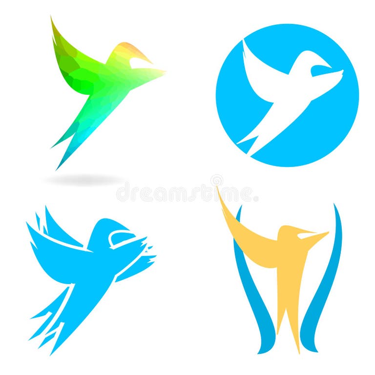 Bird logo stock illustration. Illustration of graphic - 45953027