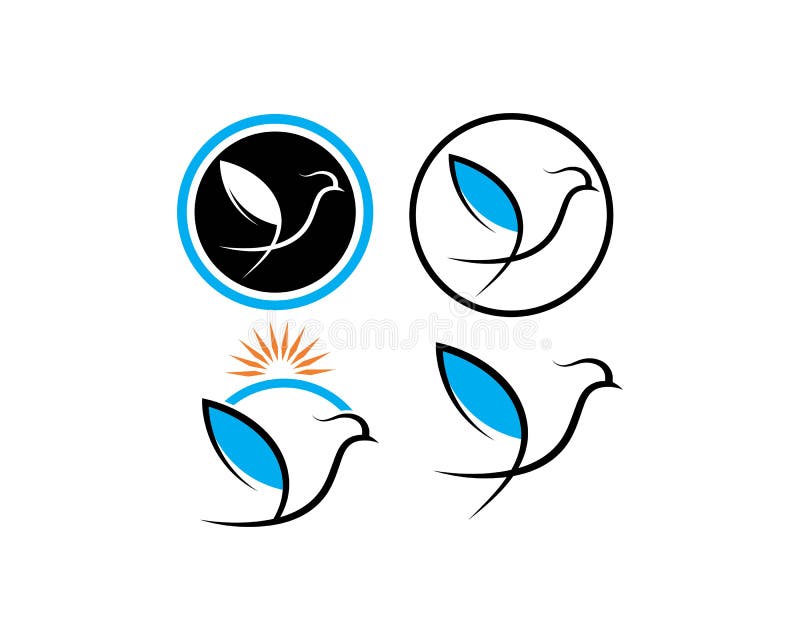 Bird Logo Template Vector Illustration Stock Vector - Illustration of ...