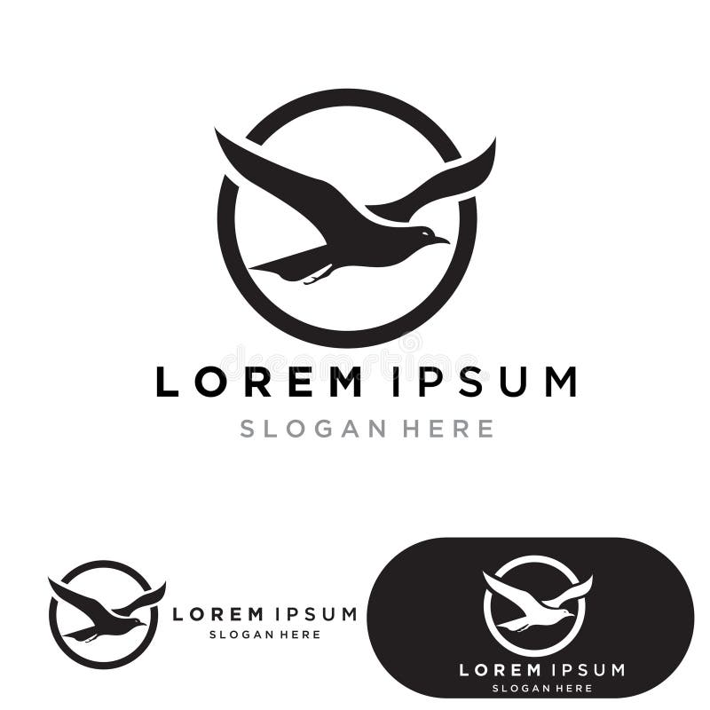 Bird Logo Template Vector Symbol Stock Vector - Illustration of wing ...