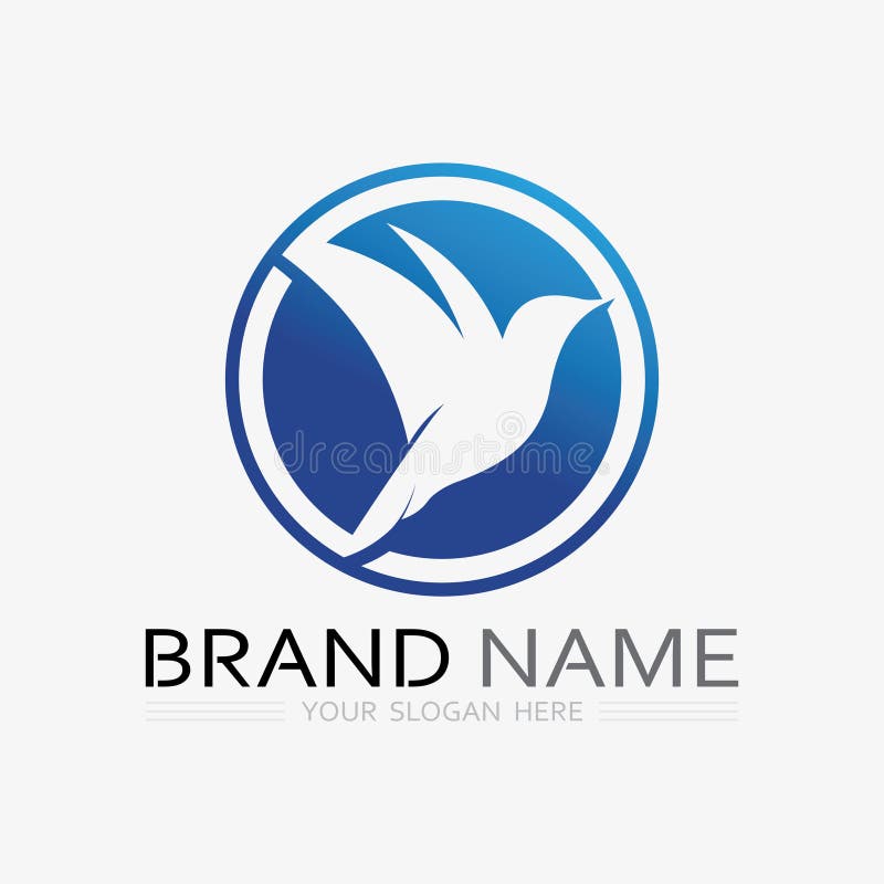 Bird Logo Vector Icon Design Template Stock Illustration - Illustration ...