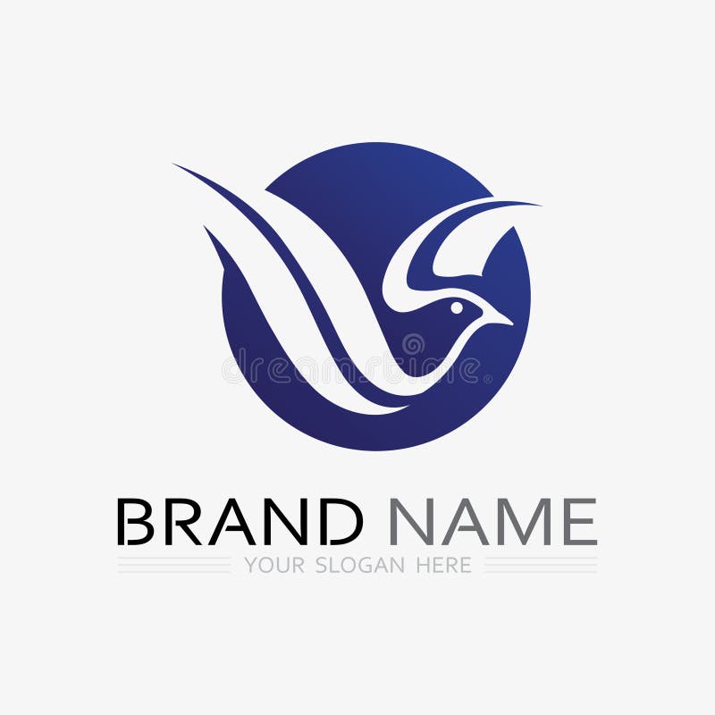Bird Logo Vector Icon Design Template Stock Illustration - Illustration ...