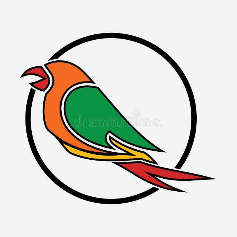Bird Logo Vector Illustrations Design Icon Logo Stock Vector ...