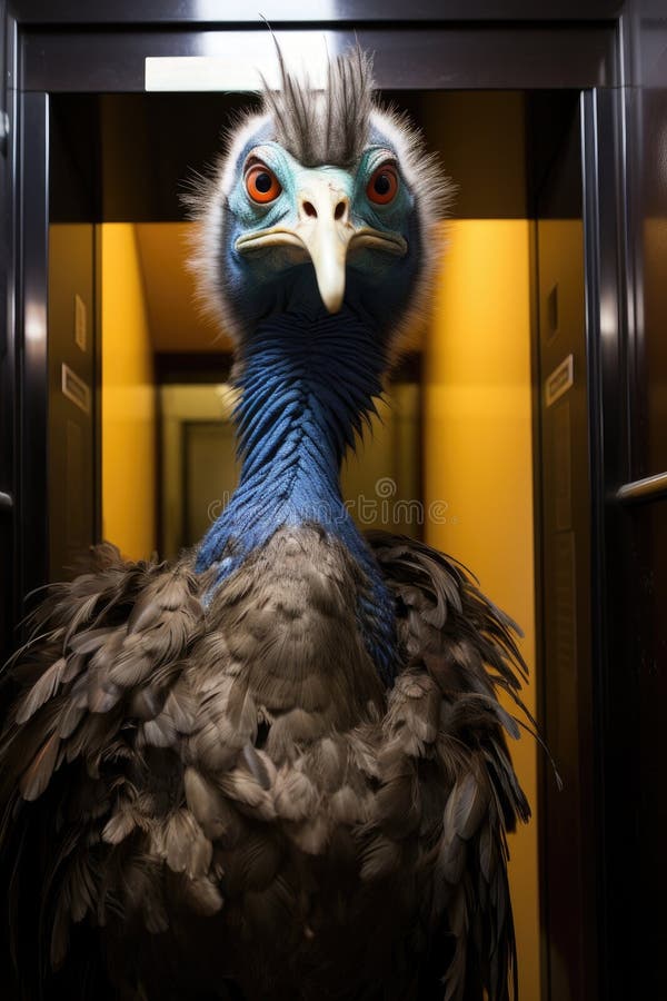 A Bird Looking at the Camera Stock Illustration - Illustration of gaze ...