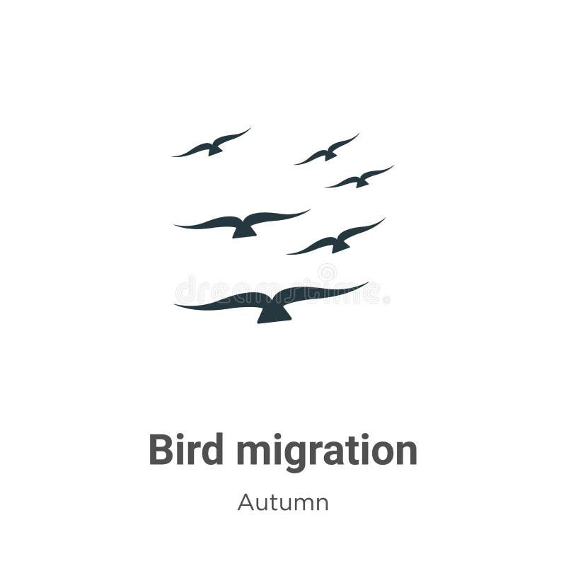 Bird migration stock vector. Illustration of animal, cartoon - 15872807