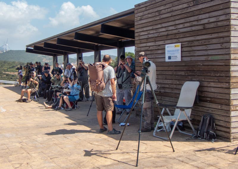 Bird Observatory Near Tarifa in Southern Spain Editorial Stock Image ...